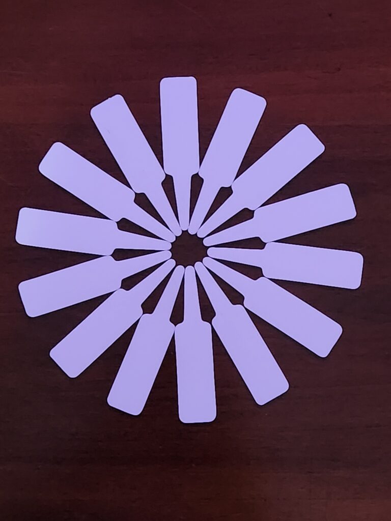 Plant Labels 95 x 22 - White - Brisbane Orchid Supplies