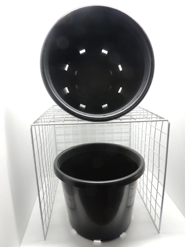 270 x 215 Heavy Duty Squat Pot - Brisbane Orchid Supplies