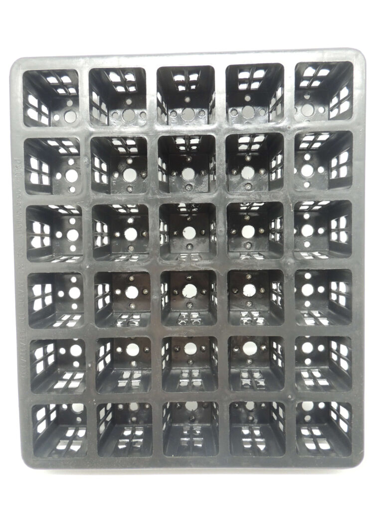 50mm - 30 Hole Tube Tray - Brisbane Orchid Supplies
