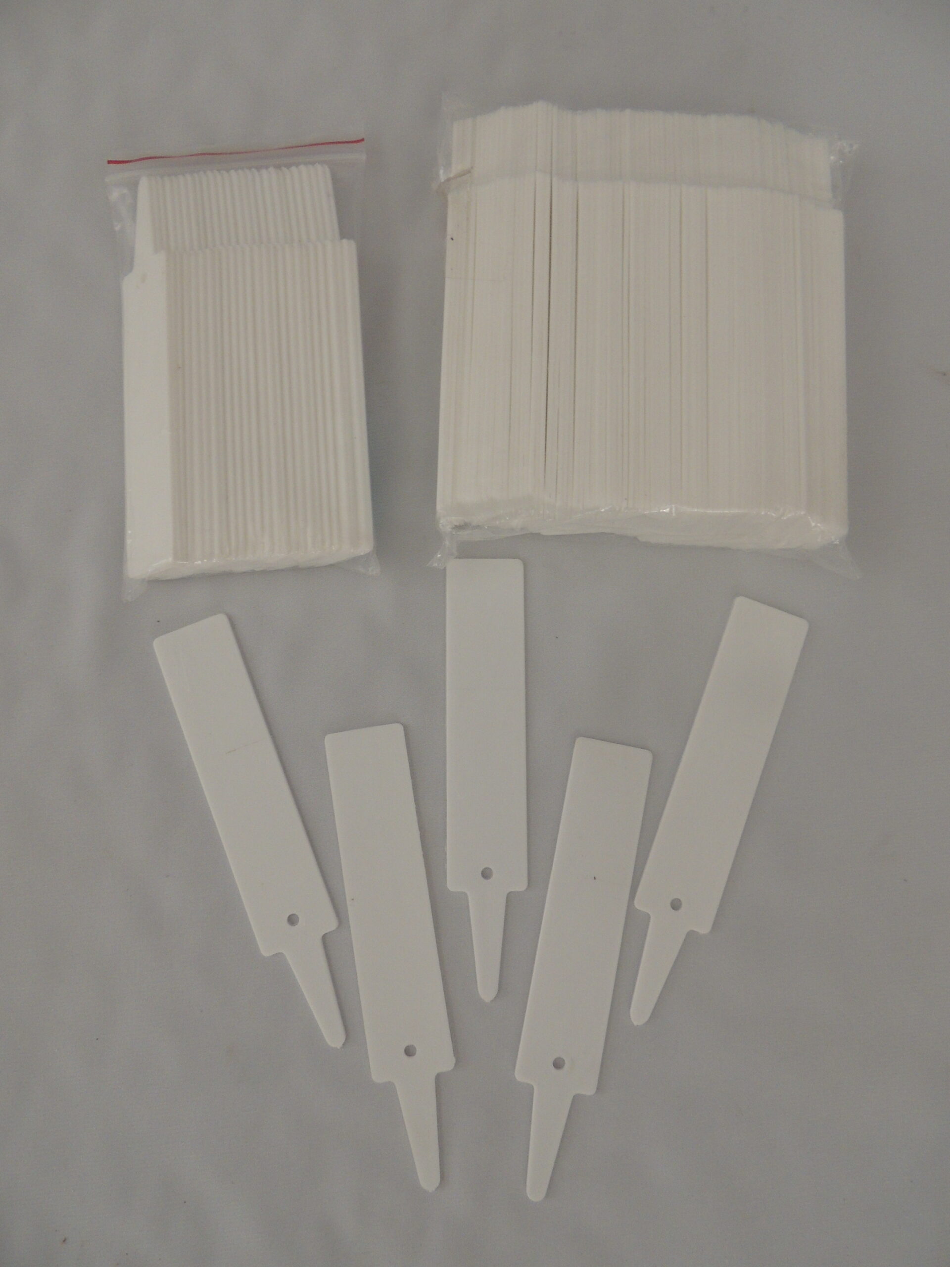 Plant Labels 140 x 25 White - Brisbane Orchid Supplies