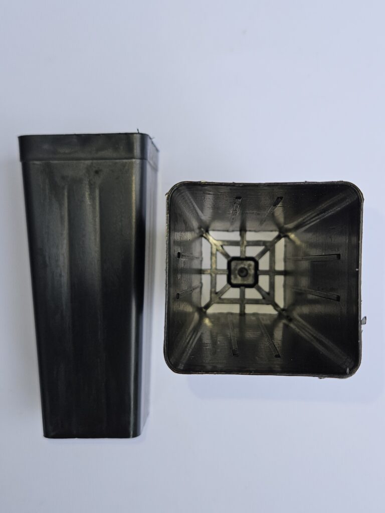 50 x 120 Native Square Tube Pot - Brisbane Orchid Supplies